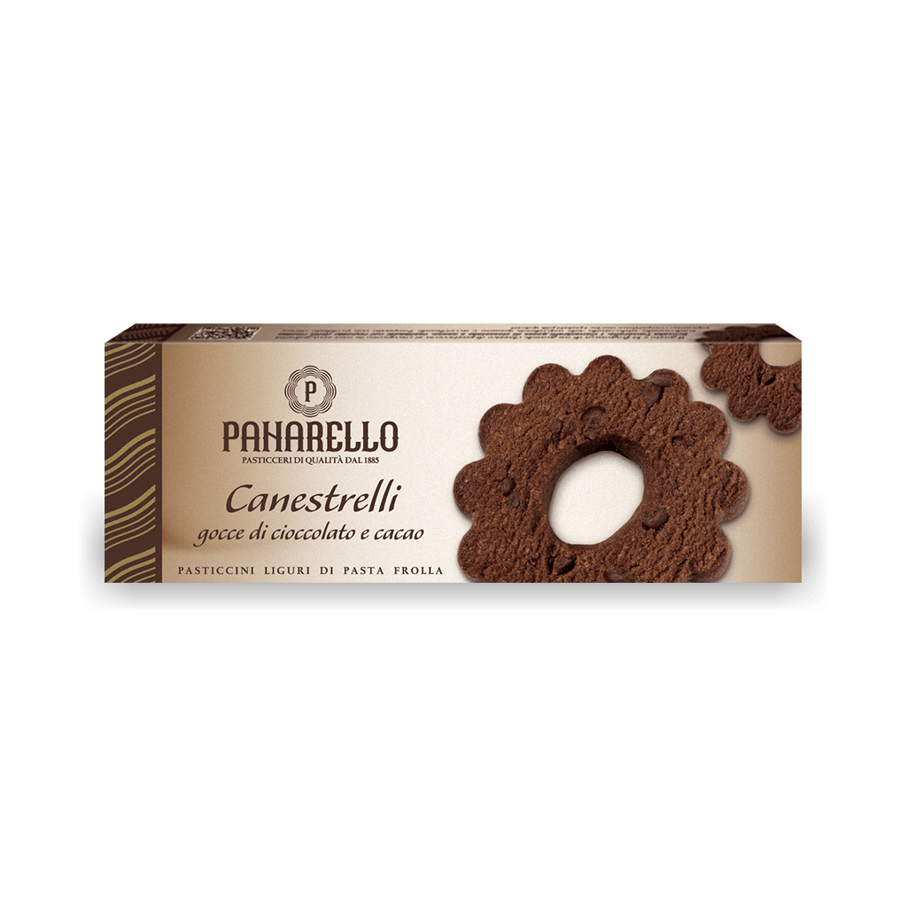 Canestrelli with chocolate drops and cocoa - Panarello